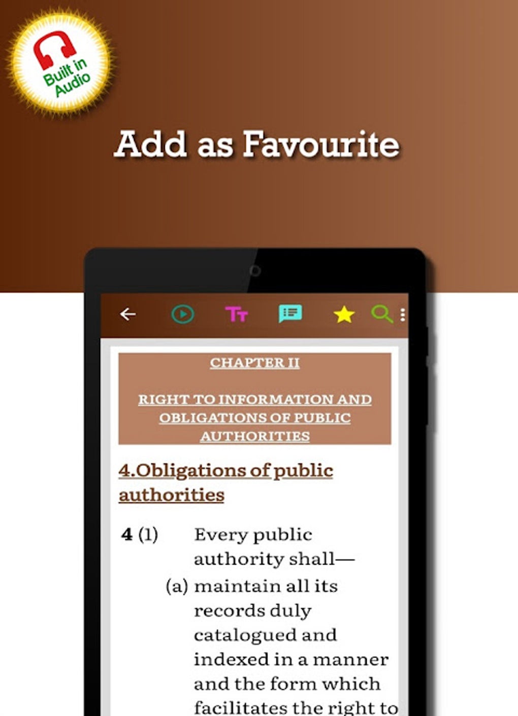 RTI - Right to Information Act APK para Android - Descargar