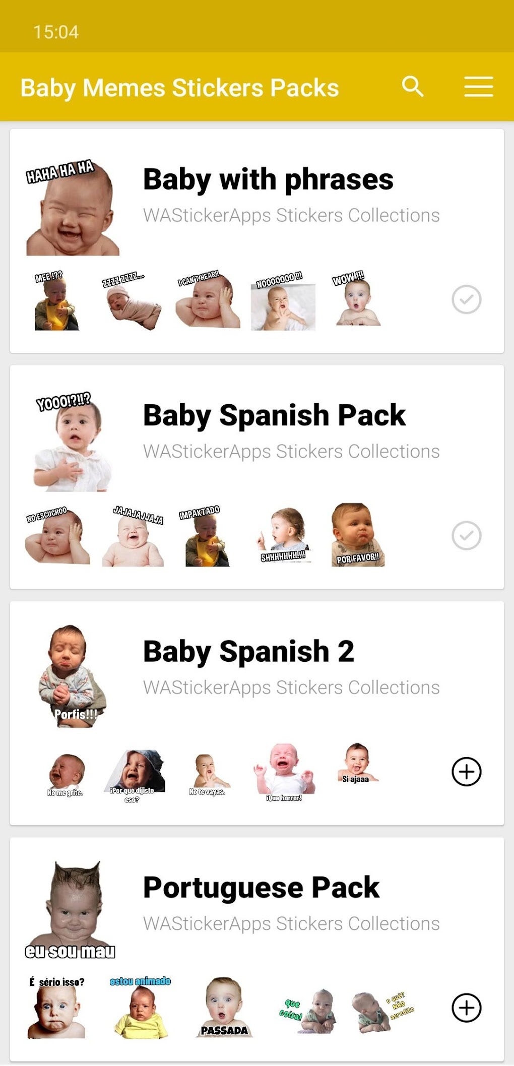 Baby Memes Stickers WASticker para Android - Descargar