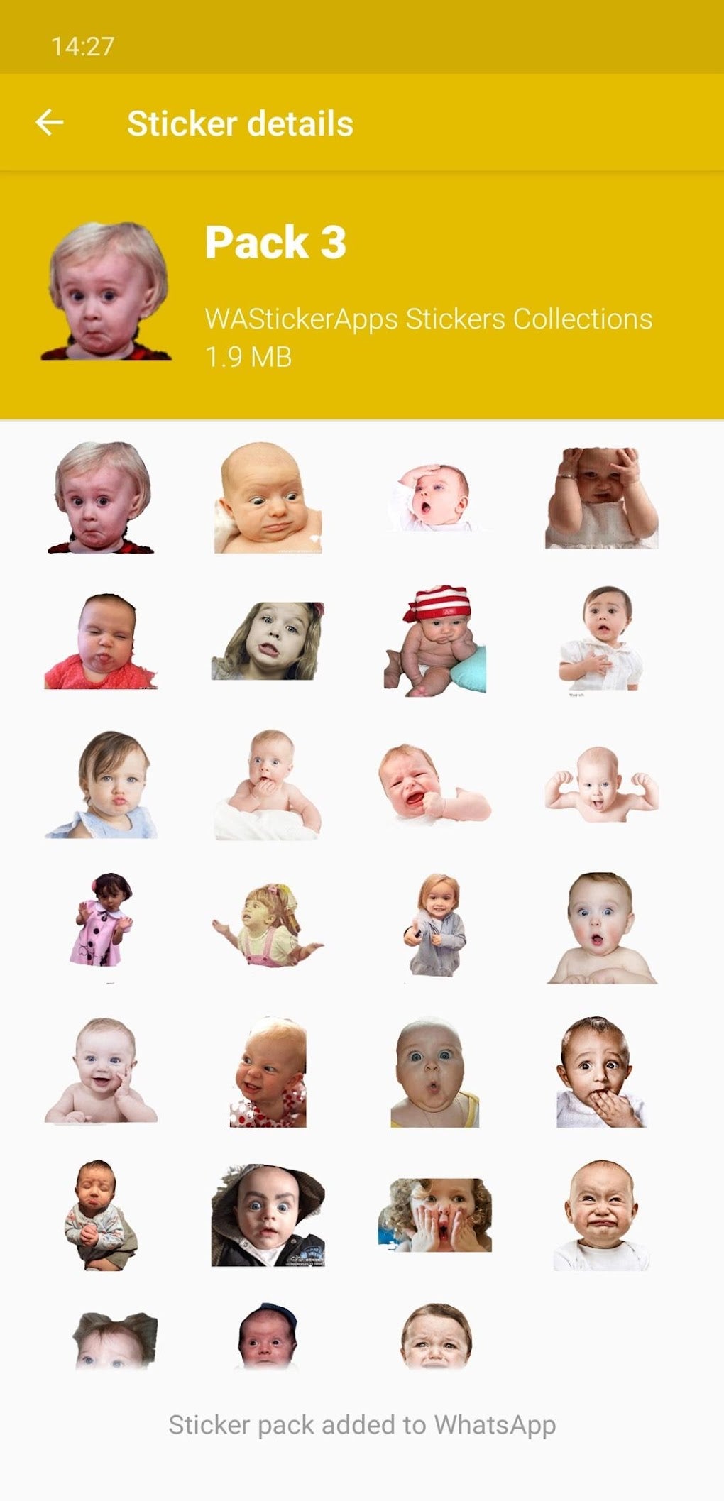 Baby Memes Stickers WASticker para Android - Descargar