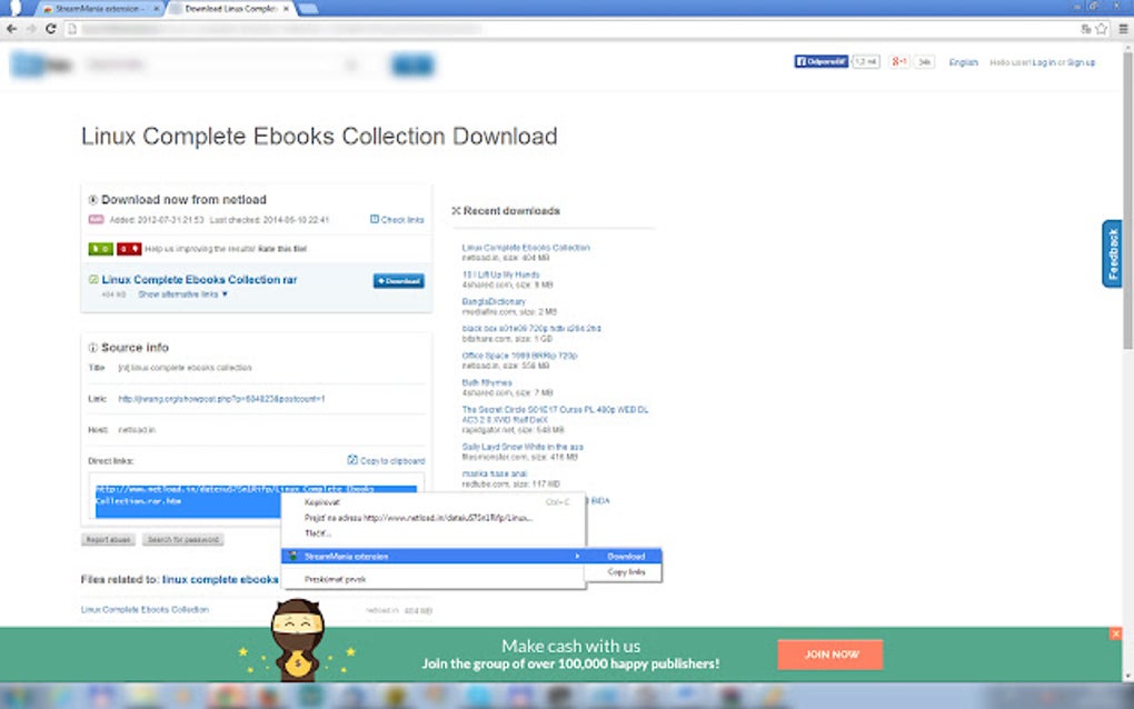 StreamMania extension Google Chrome 용 - 확장 프로그램 다운로드