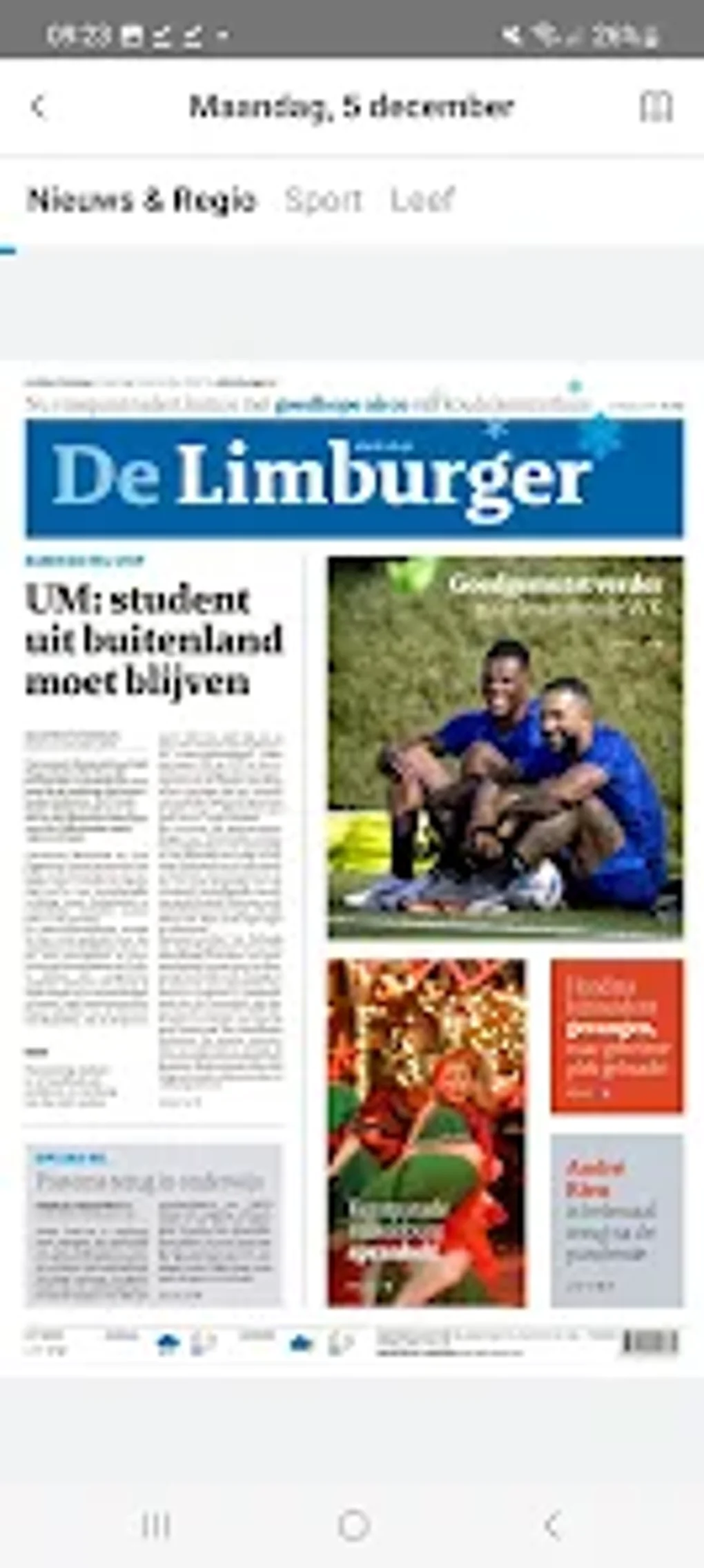 De Limburger Krant para Android - Descargar