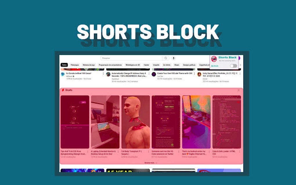 Youtube Shorts Block para Google Chrome - Extensión Descargar