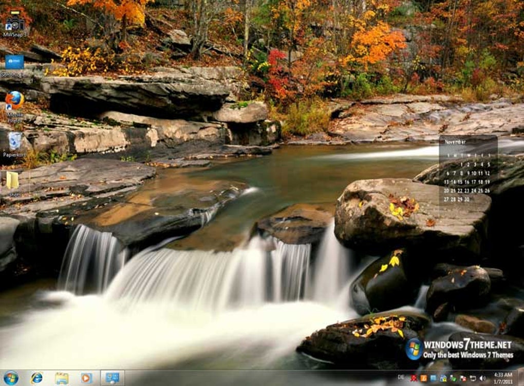 2011 Calendar Windows 7 Theme (Windows) - Descargar