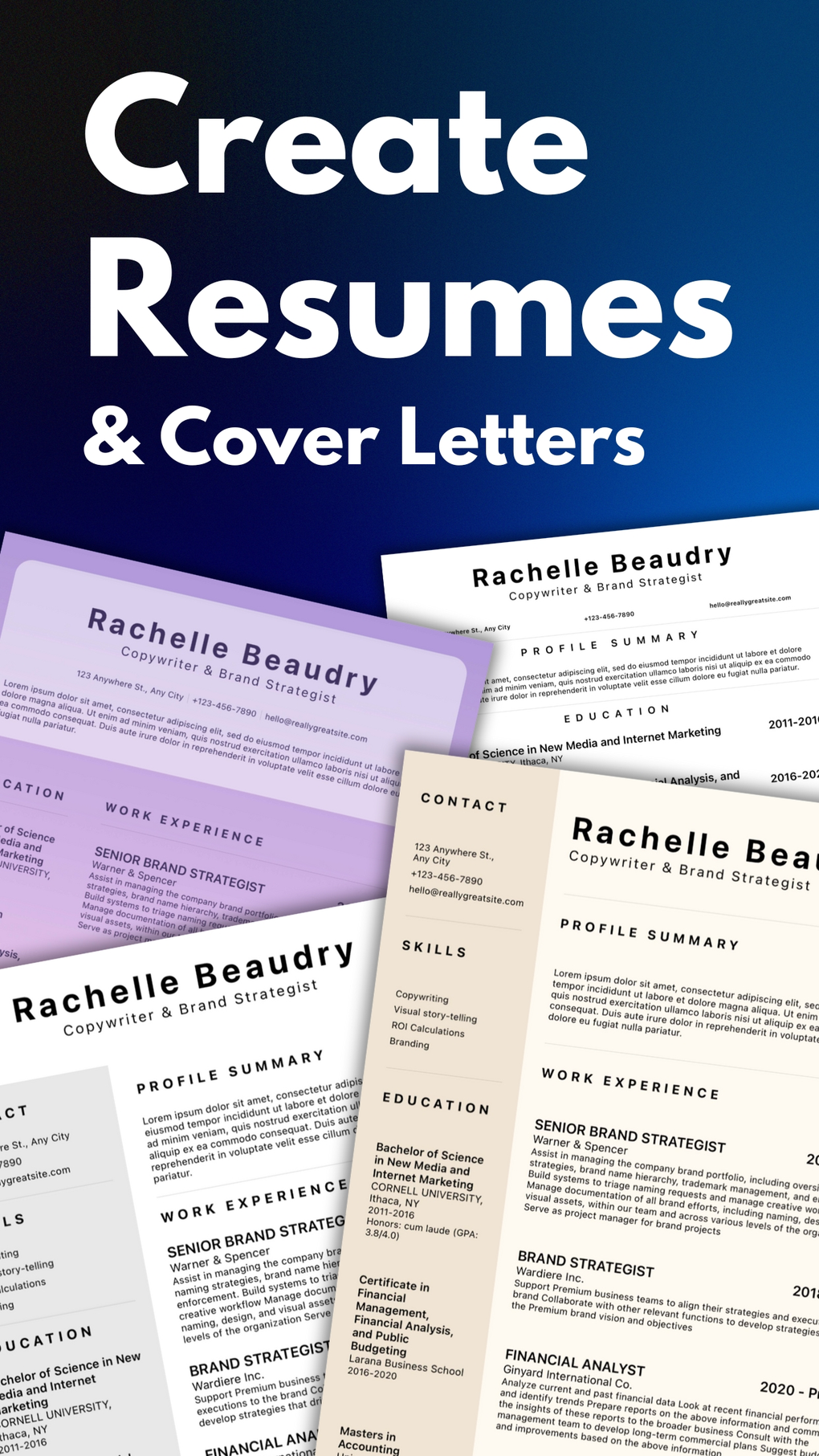 CV Maker: Resume Builder para iPhone - Descargar