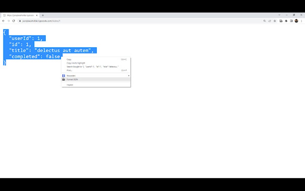 JSON Formatter para Google Chrome - Extensión Descargar JSON Formatter para Google Chrome - Extensión Descargar