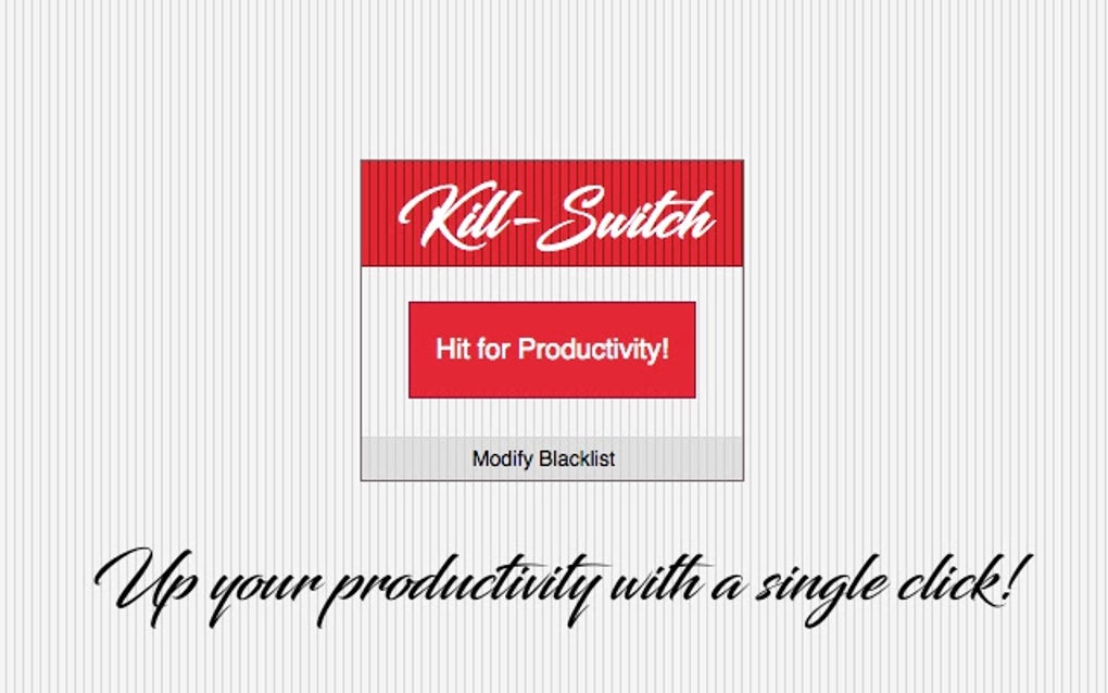 Kill-Switch for Google Chrome - Extension Download