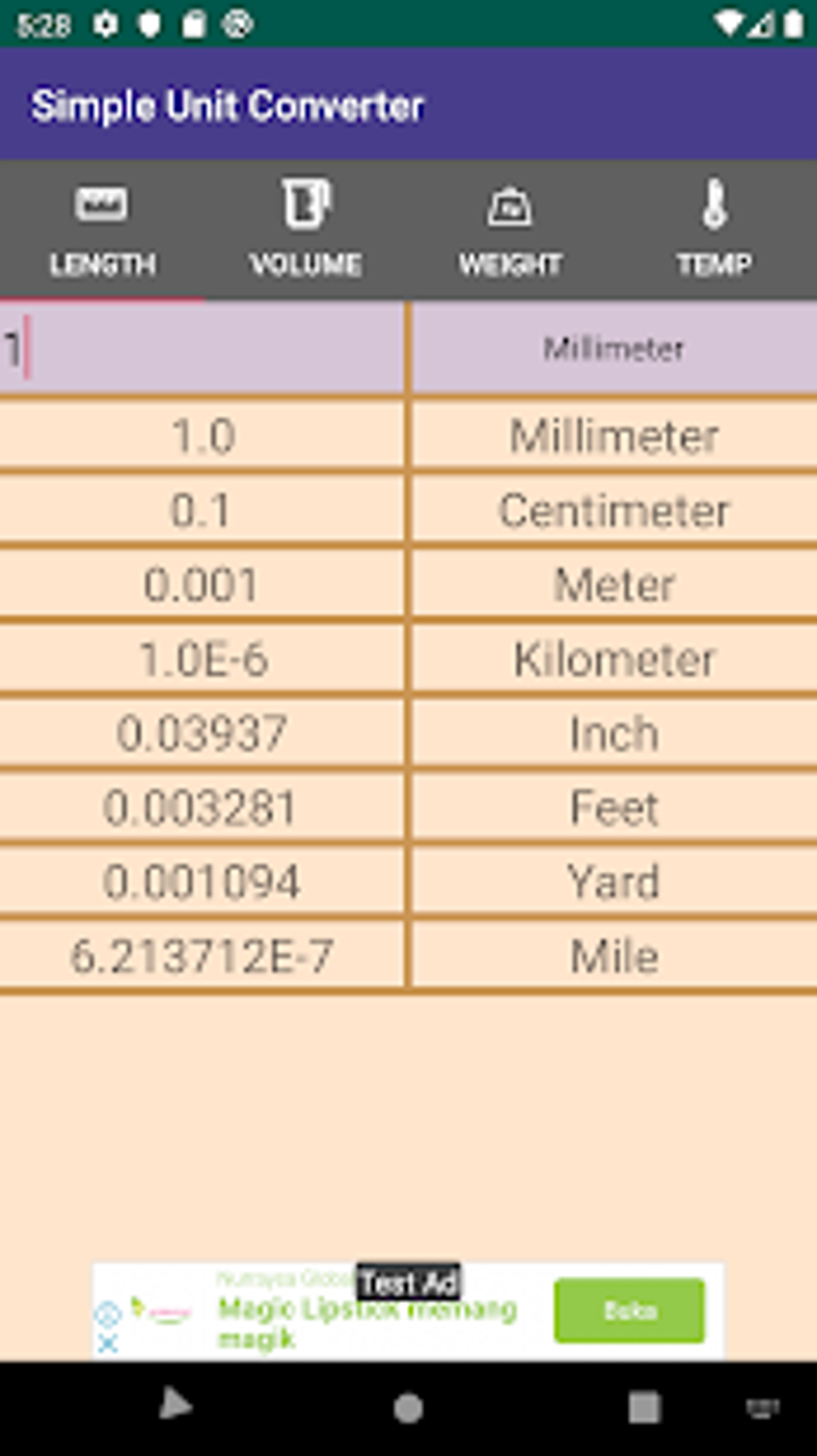 Android için Simple Unit Converter APK - İndir