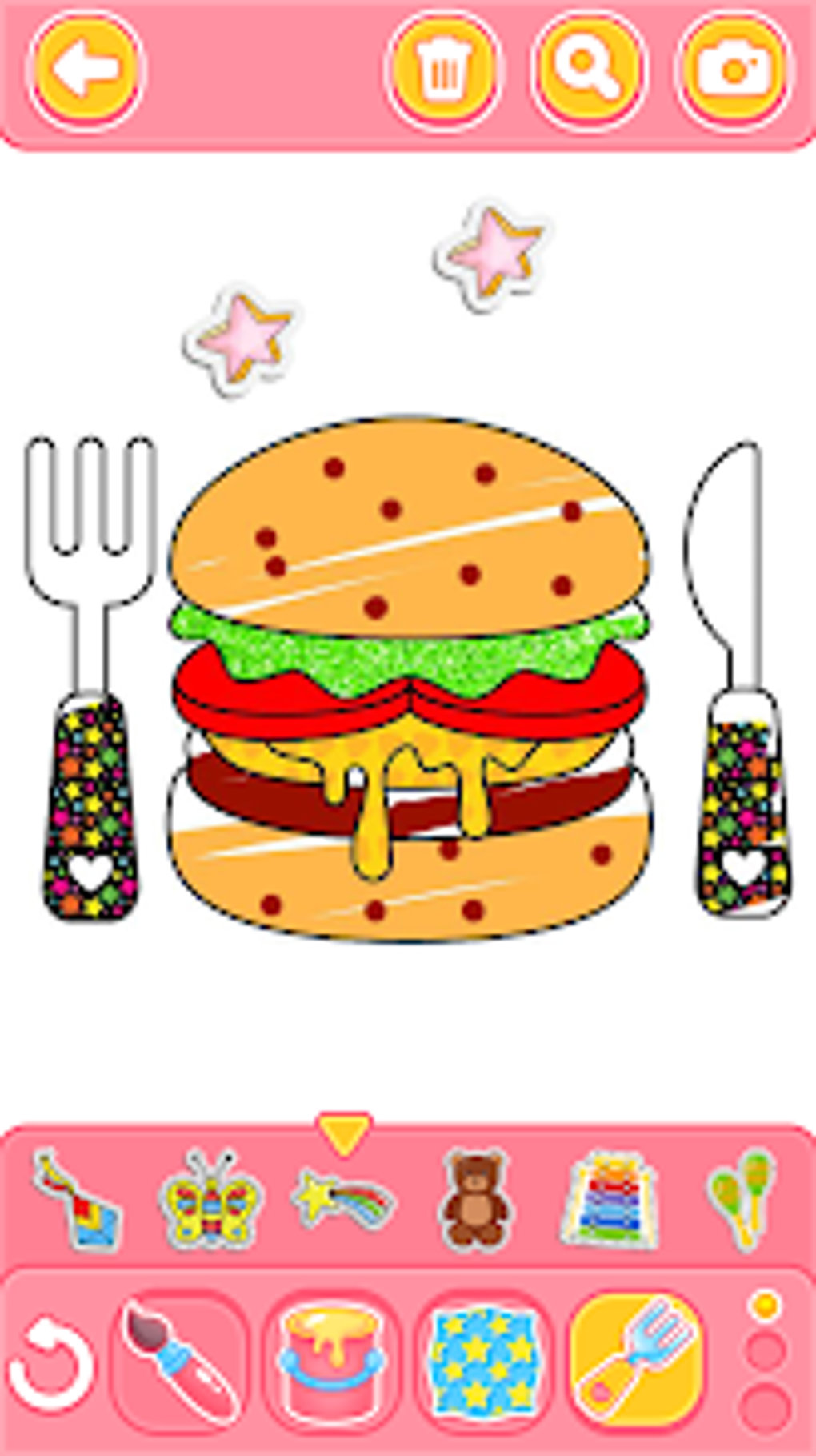 Android 용 Coloring Meal for Kids Game - 다운로드