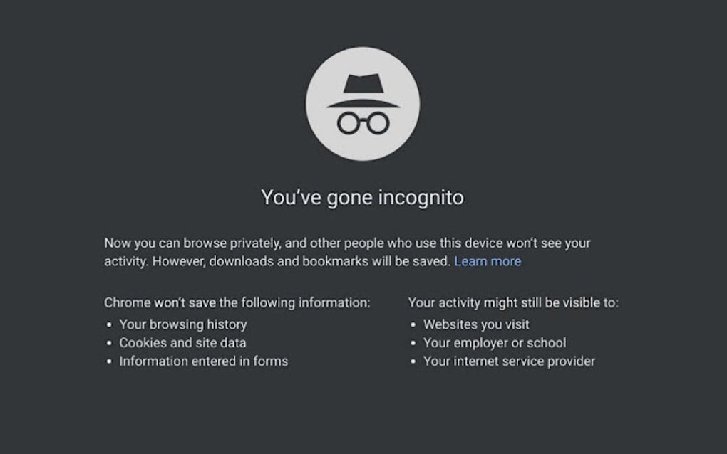Incognito Mode for Google Chrome - Extension Download