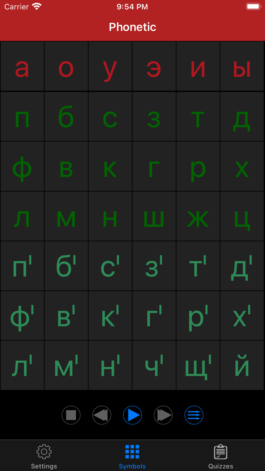 Russian Sounds and Alphabet para iPhone - Descargar