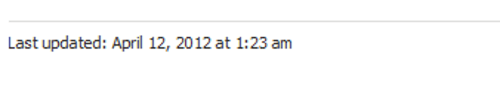 WordPress 용 Last Updated Shortcode - 다운로드