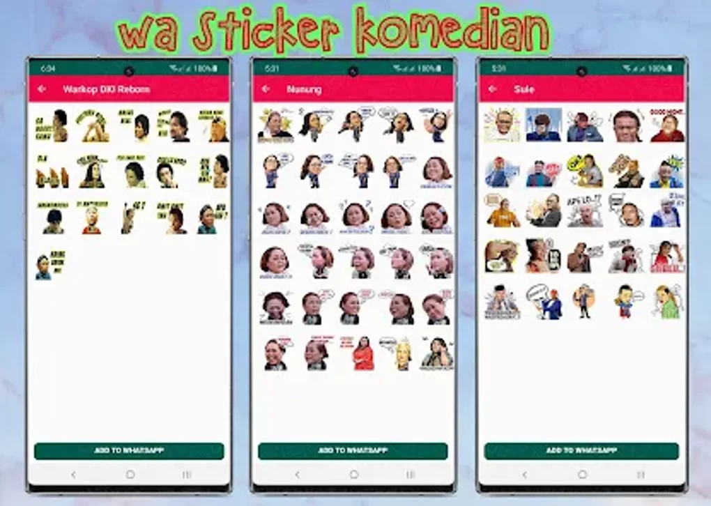 Kumpulan Stiker WA Animasi for Android - Download