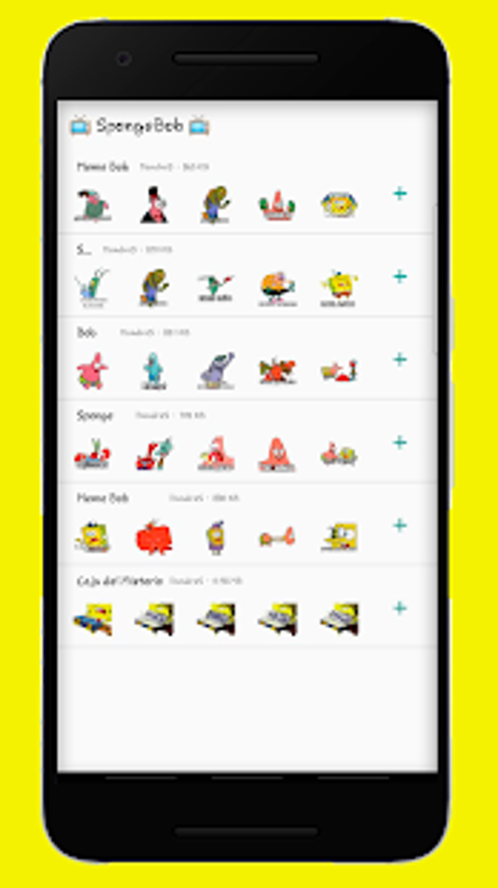 SpongeBob meme Stickers for WhatsApp para Android - Descargar