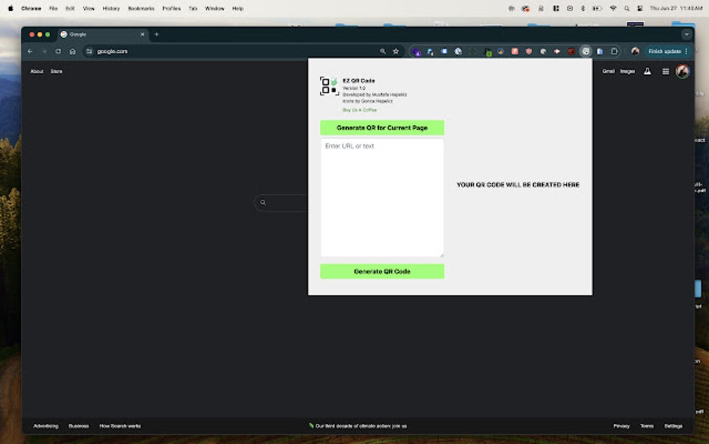 EZ QR Code cho Google Chrome - Tiện ích mở rộng Tải về