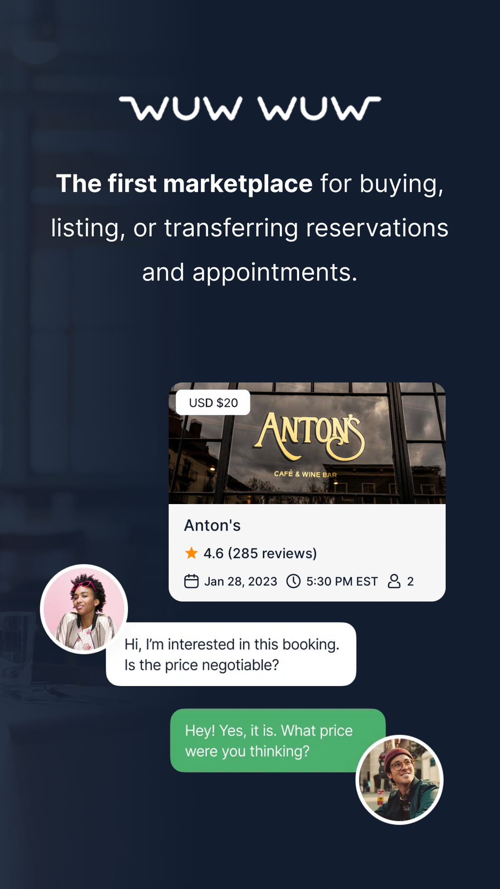 Wuw Wuw: Buy Sell Bookings for iPhone - 無料・ダウンロード