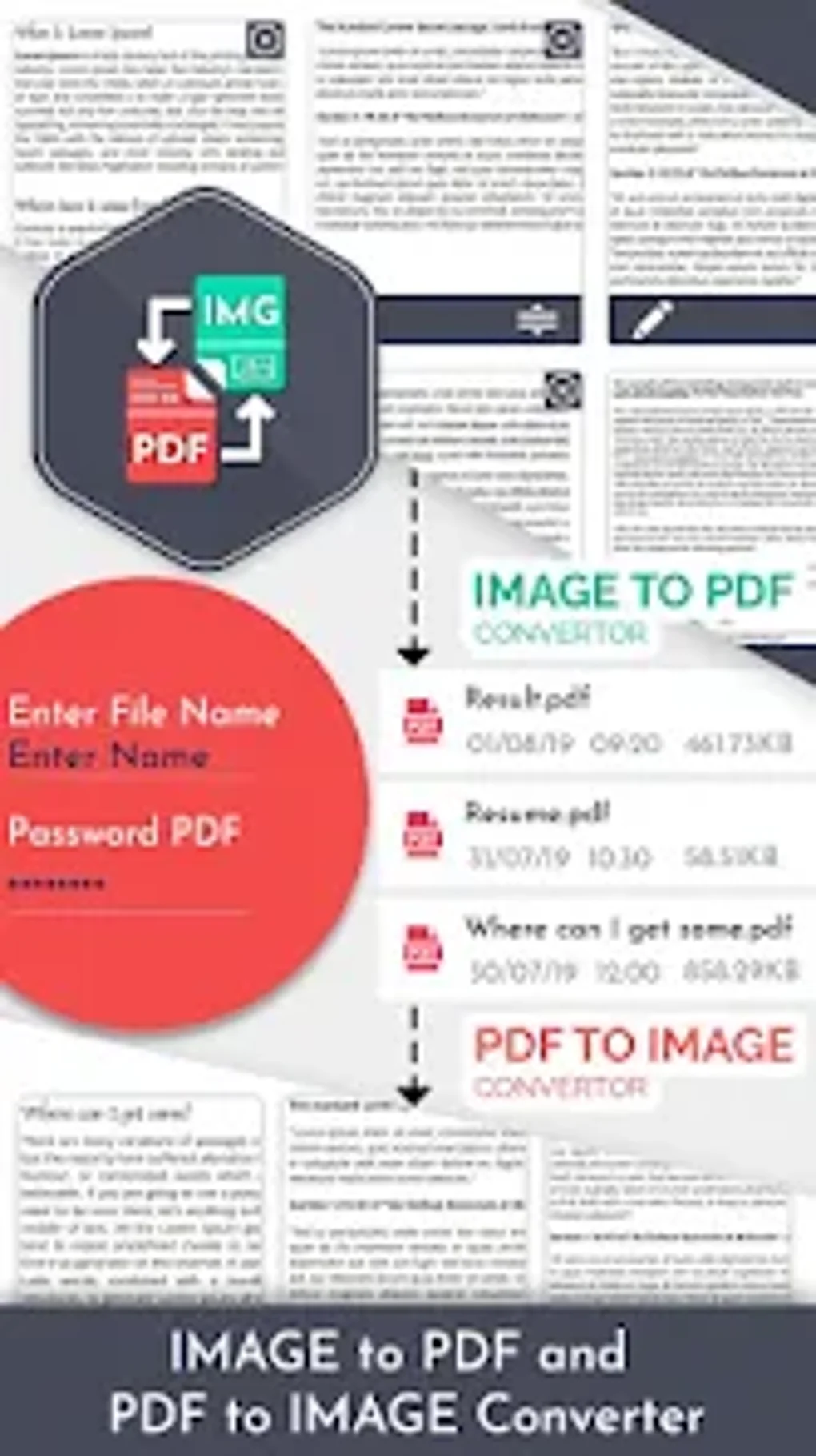 Image to PDF and PDF to Image para Android - Descargar
