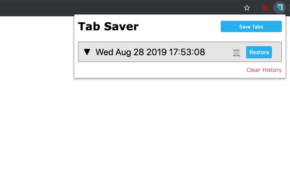 Tab Saver per Google Chrome - Estensione Download