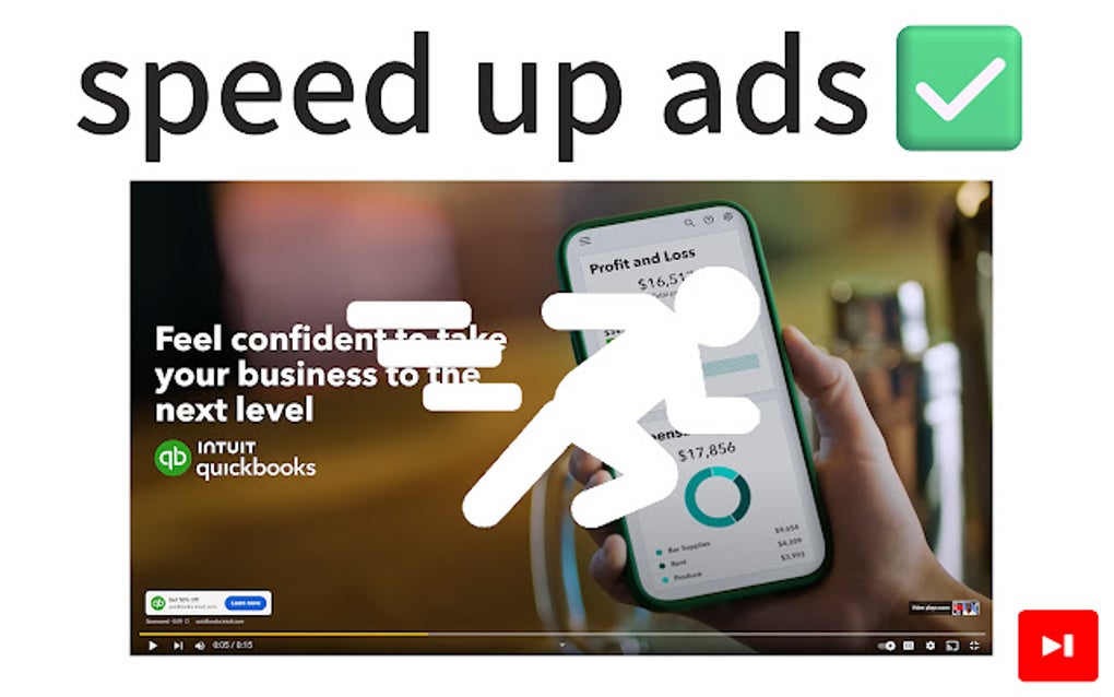 Youtube Ad Speedster per Google Chrome - Estensione Download