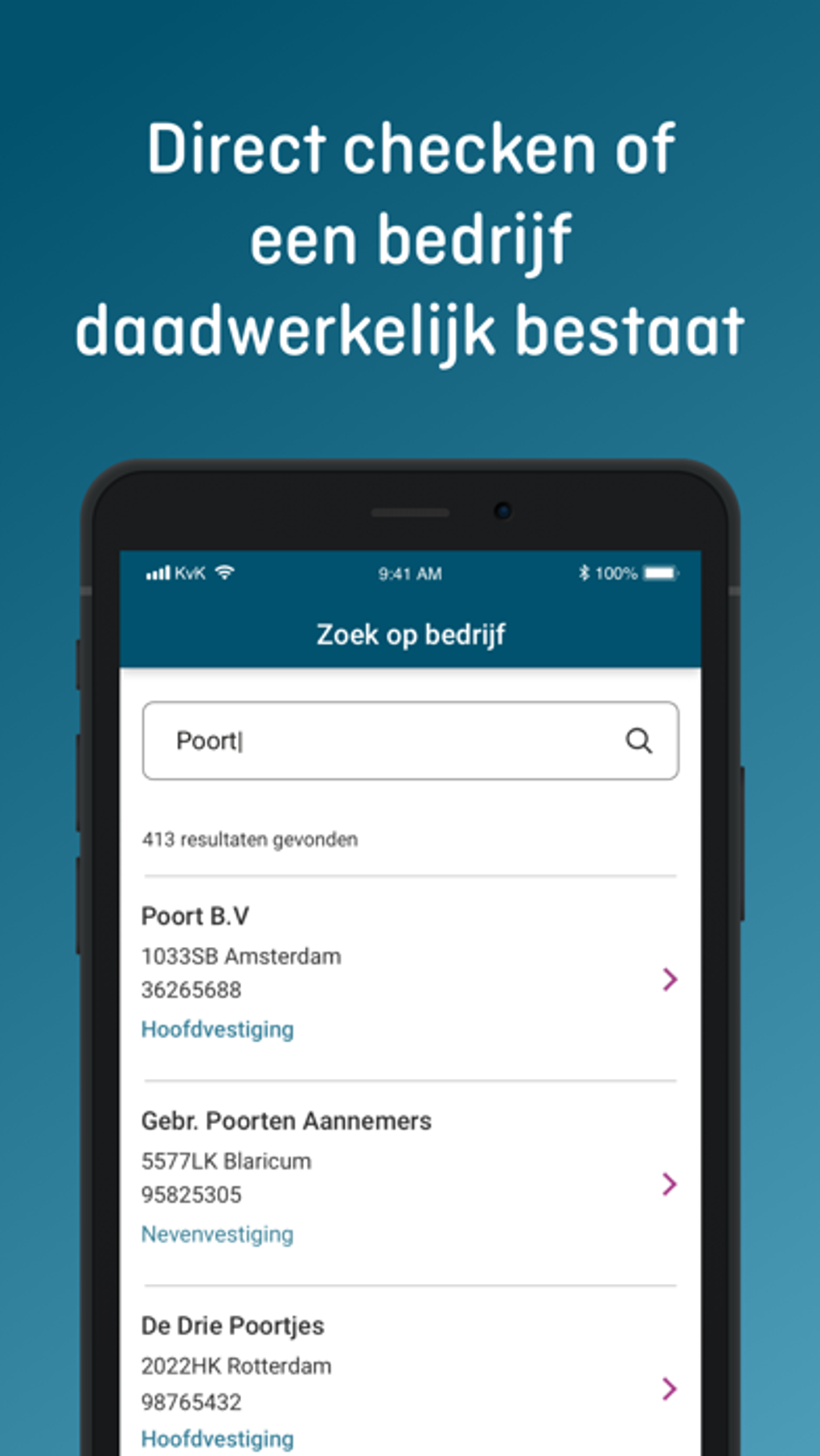 KVK App Handelsregister voor iPhone - Download
