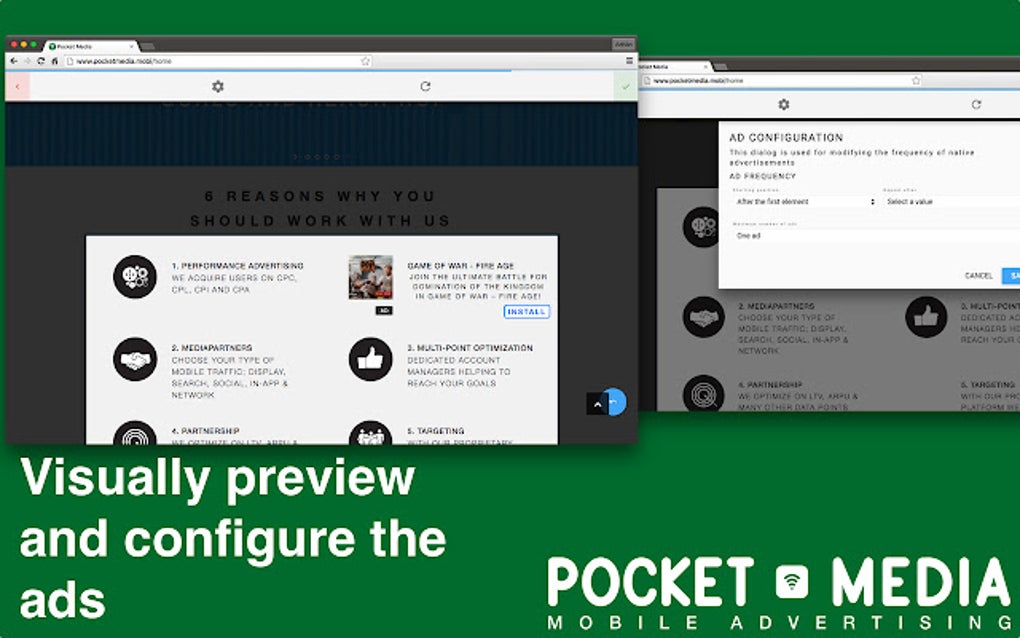 Pocket Media Native Ads Builder for Google Chrome - Extension Download