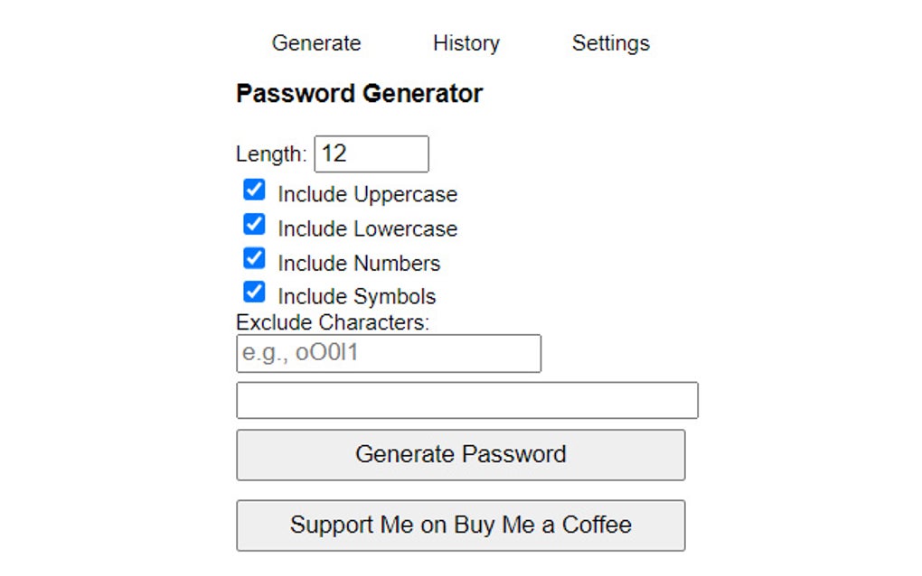 Password Generator para Google Chrome - Extensión Descargar
