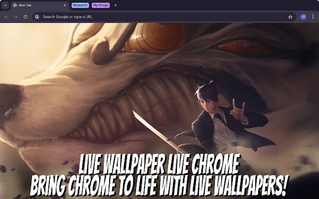 Aki Hayakawa With Sword Live Wallpaper para Google Chrome - Extensión ...