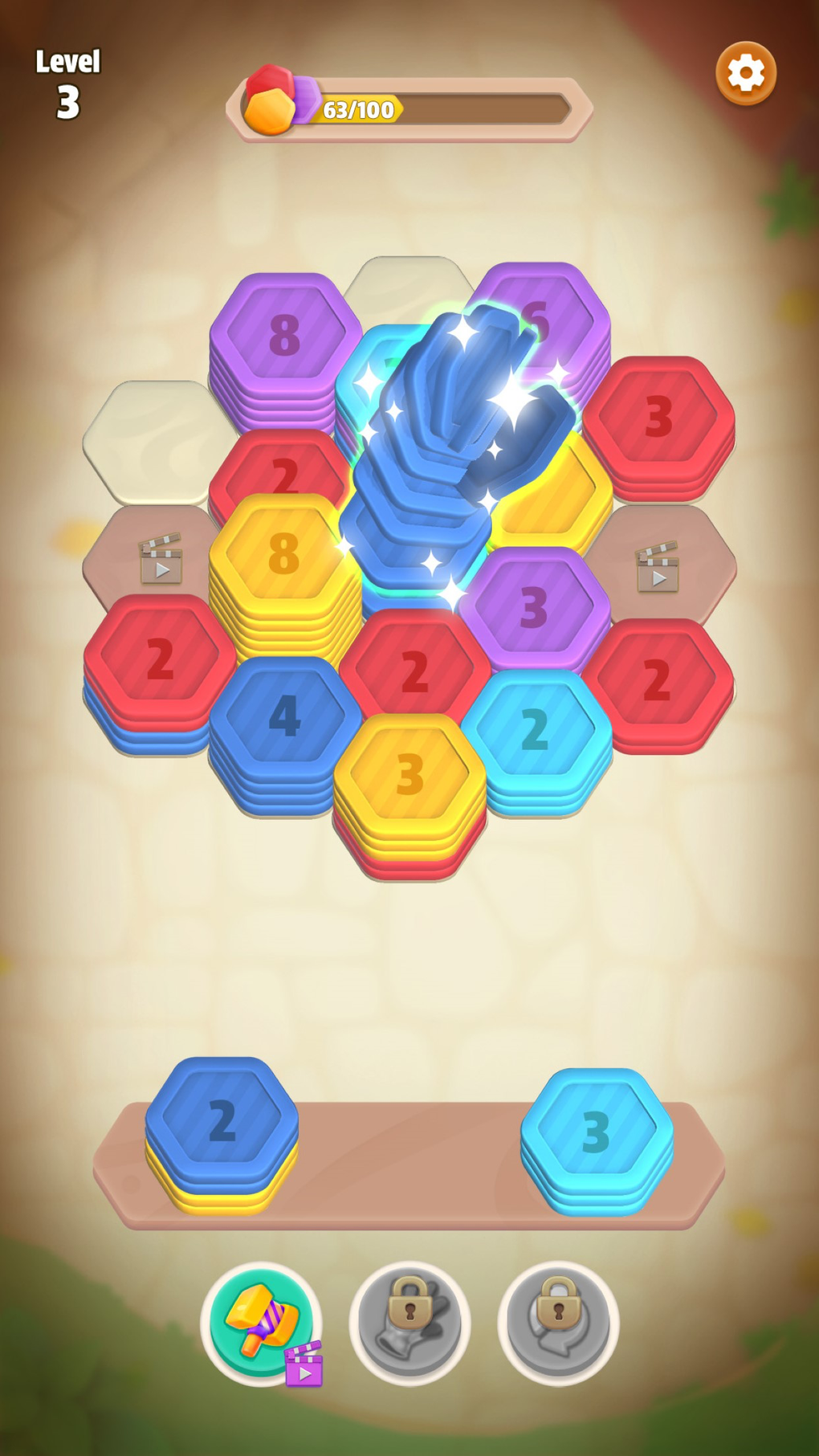 Hexa Stack: Color Sort Puzzle for iPhone - 無料・ダウンロード