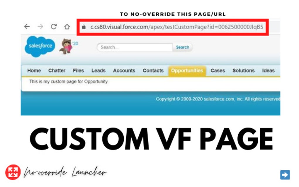 No-override Launcher for Salesforce Google Chrome 용 - 확장 프로그램 다운로드