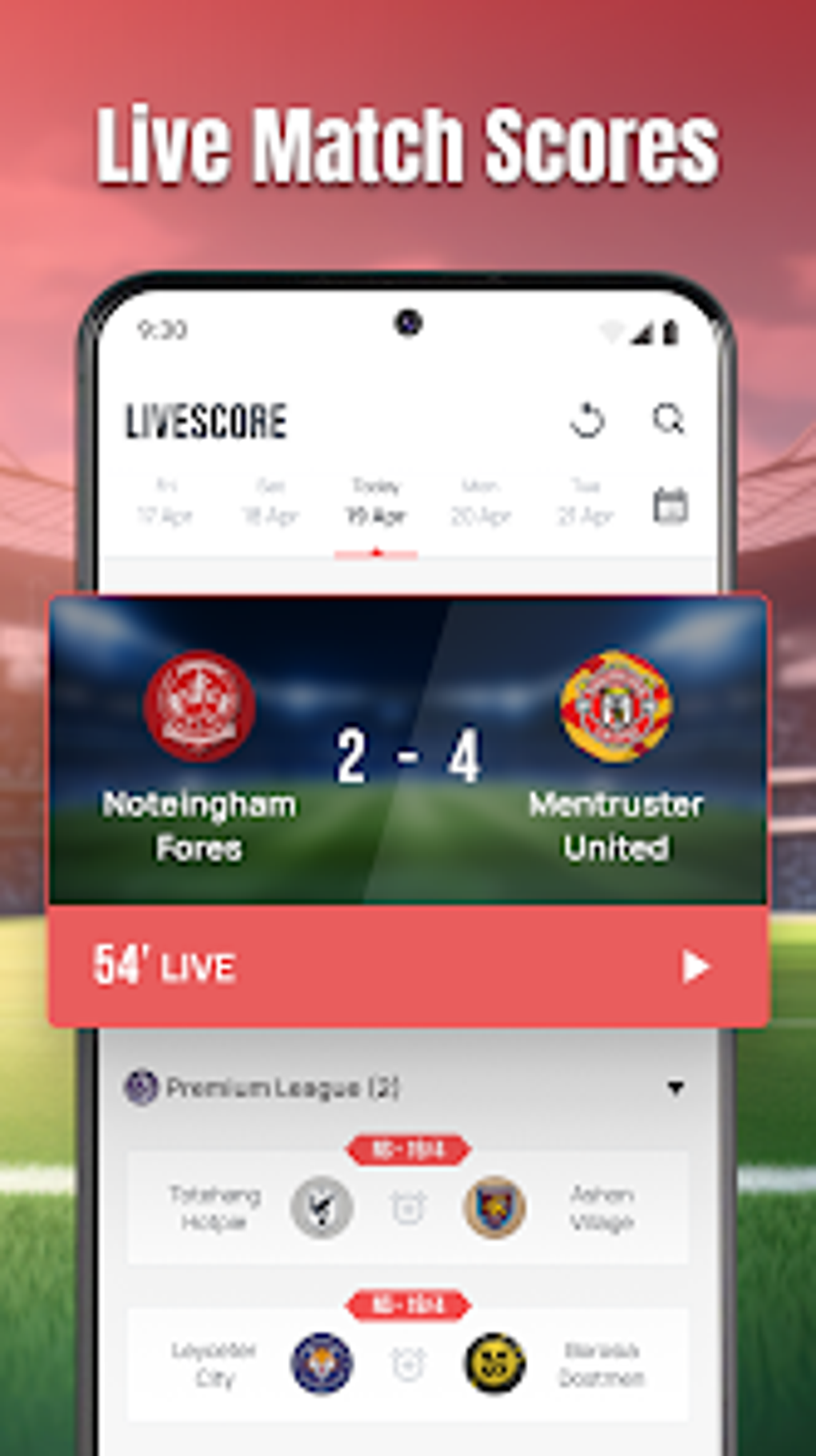 All Football Live Score for Android - Download