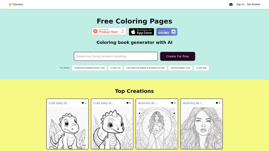 AI 텍스트 및 작성를 위한 Colorway - 리뷰, 기능 및 사용 사례