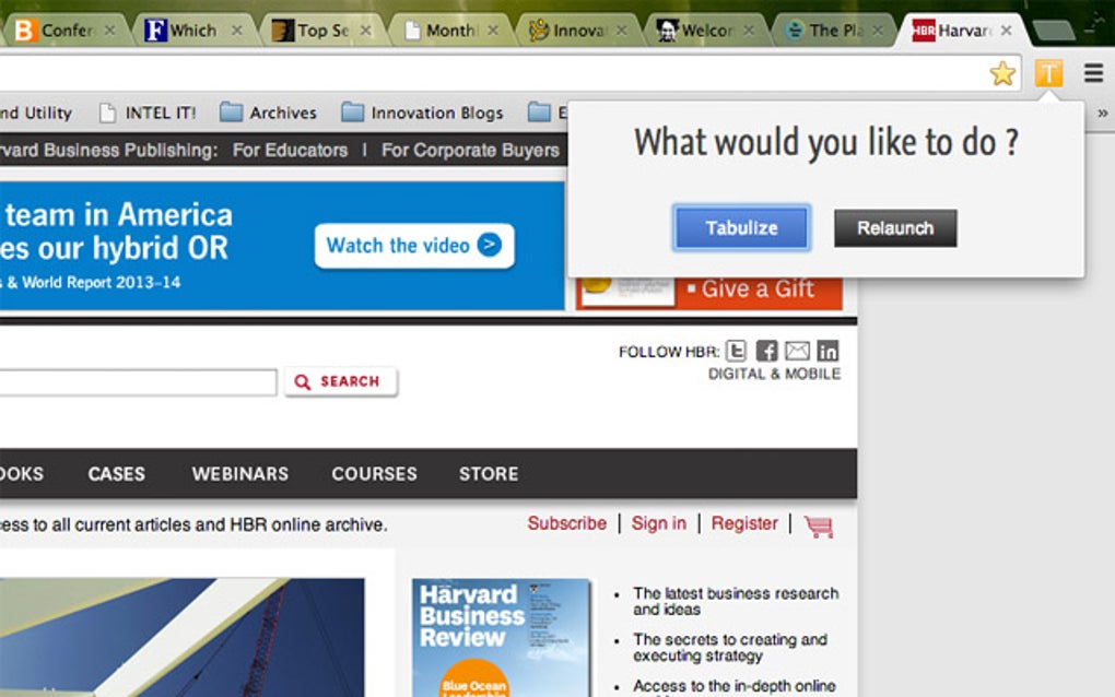 Tabulous for Google Chrome - Extension Download