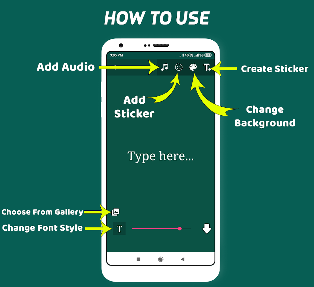 Audio Status Maker Story Maker Video Status for Android - Download