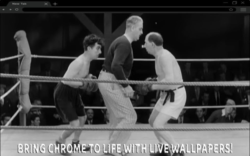 Charlie Chaplin: Comedy in the Boxing Ring Live Wallpaper Google Chrome ...