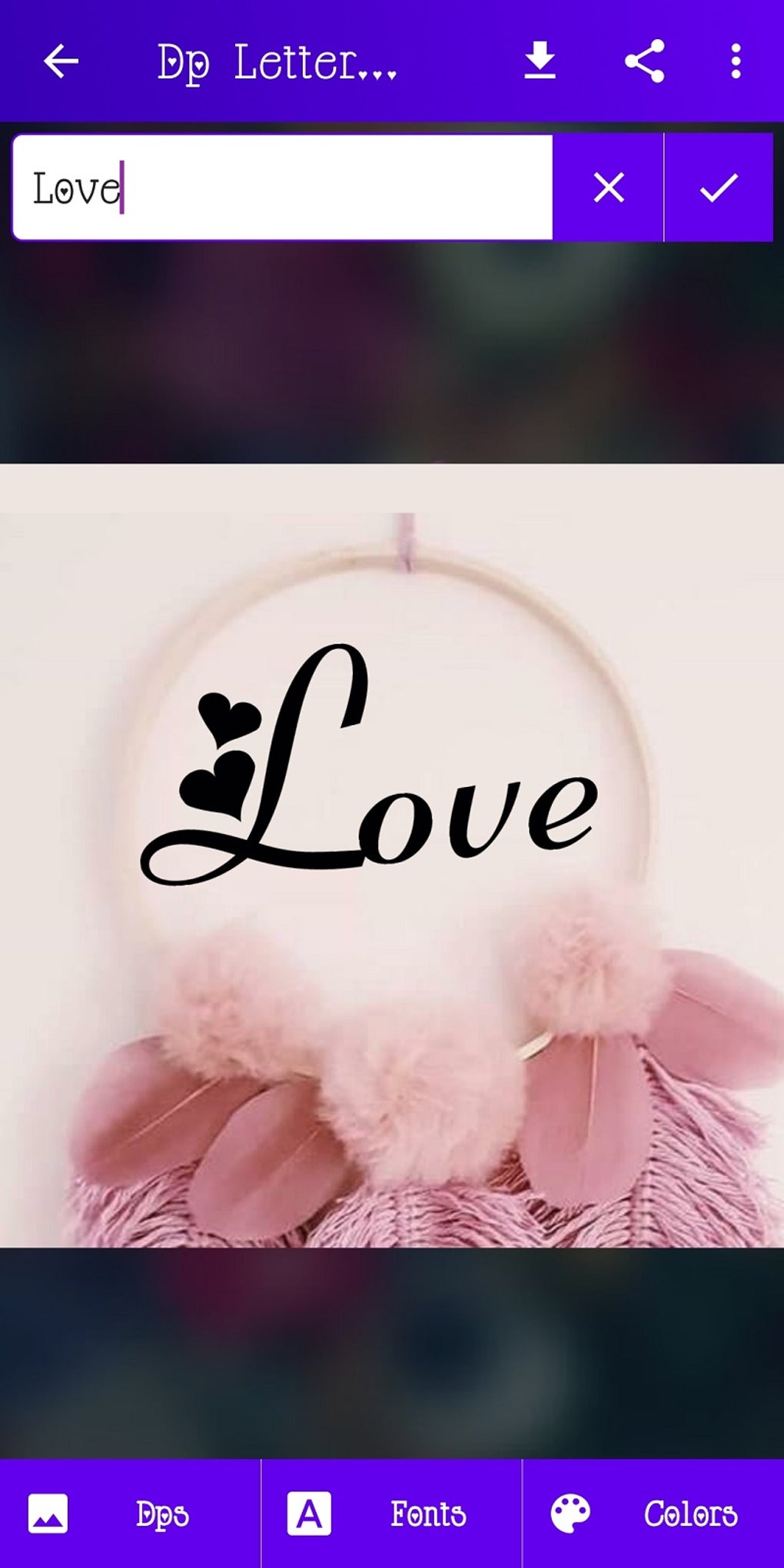 Dp Letter Maker : Name On Dps Name Art Style for Android - Download