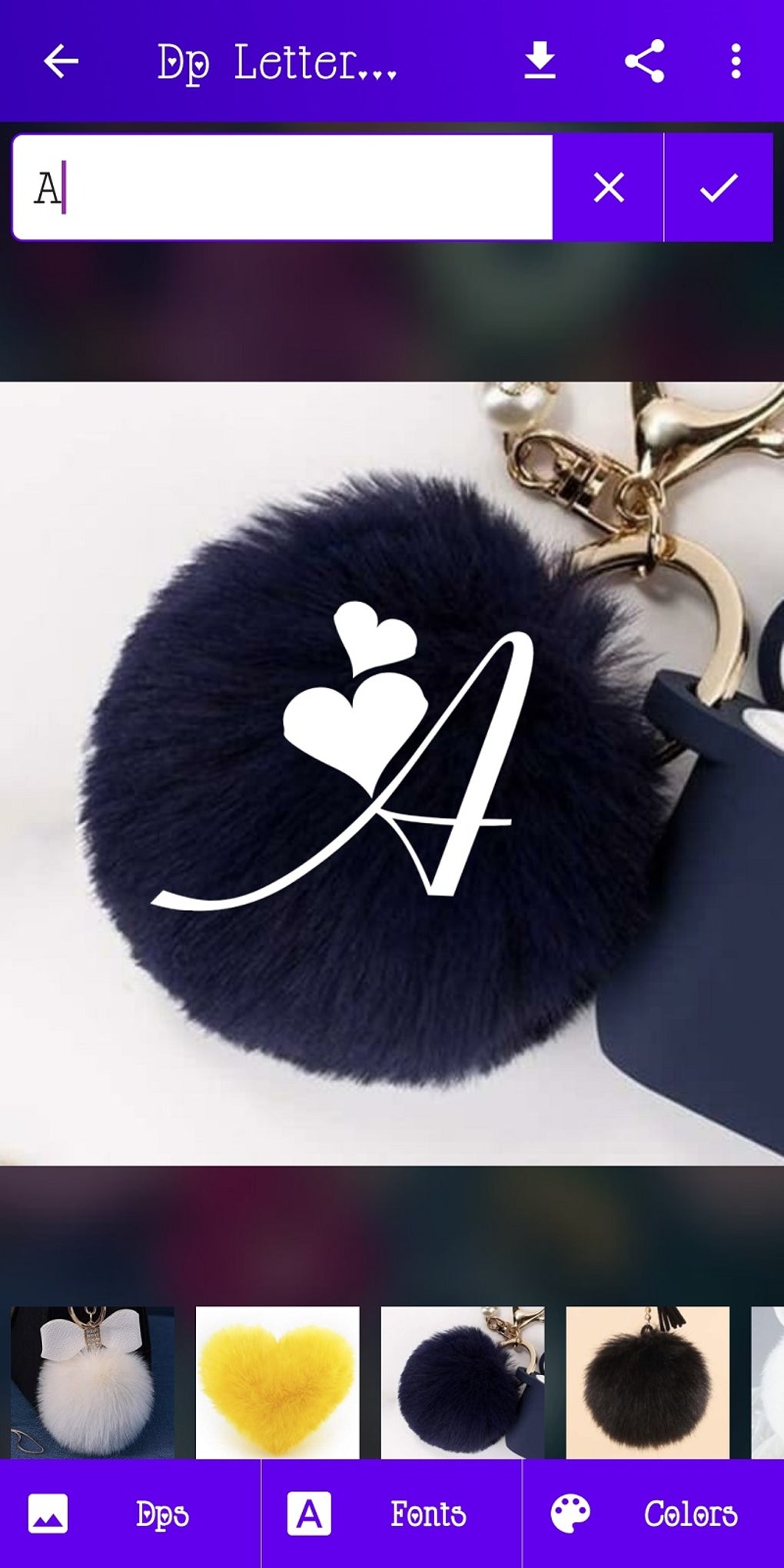 Dp Letter Maker : Name On Dps Name Art Style for Android - Download
