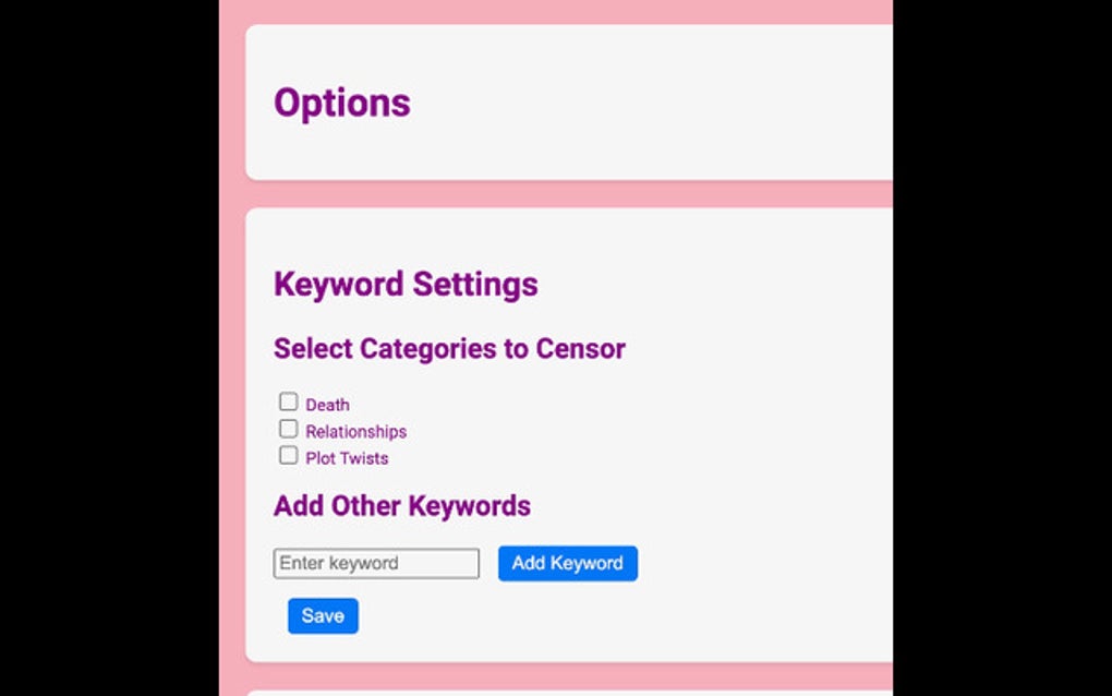 Spoiler Shield for Google Chrome - Extension Download