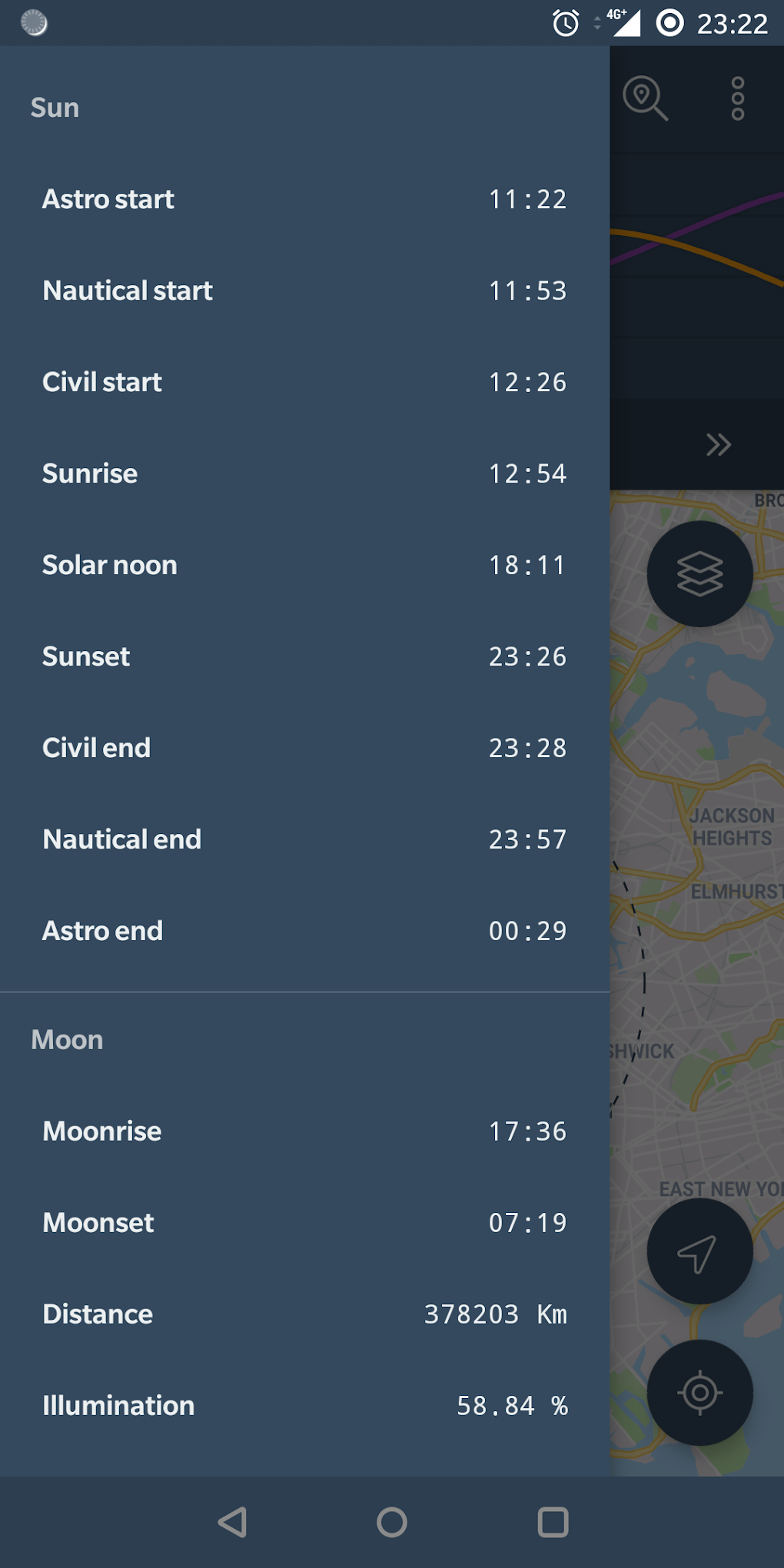 The Sun Ephemeris Sunset Sunrise Moon position for Android - Download