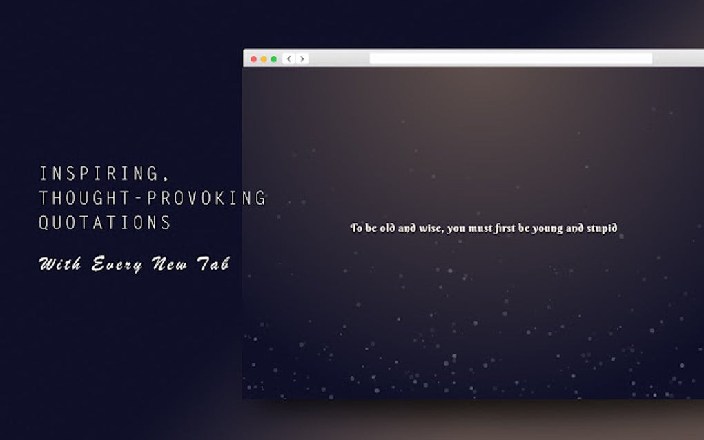 Thoughtful Tab for Google Chrome - Extension Download