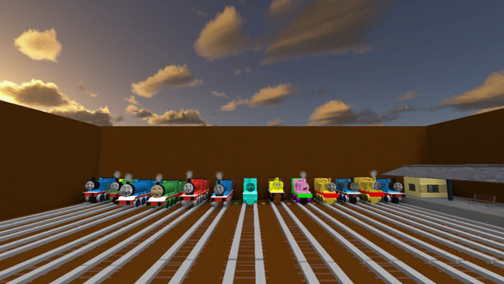 R30 Anthro Thomas Off The Cliff para ROBLOX - Juego Descargar