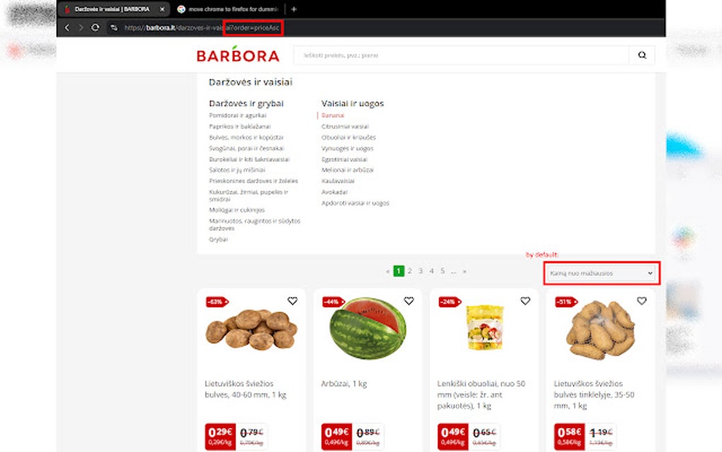 Barbora URL Modifier for Google Chrome - Extension Download
