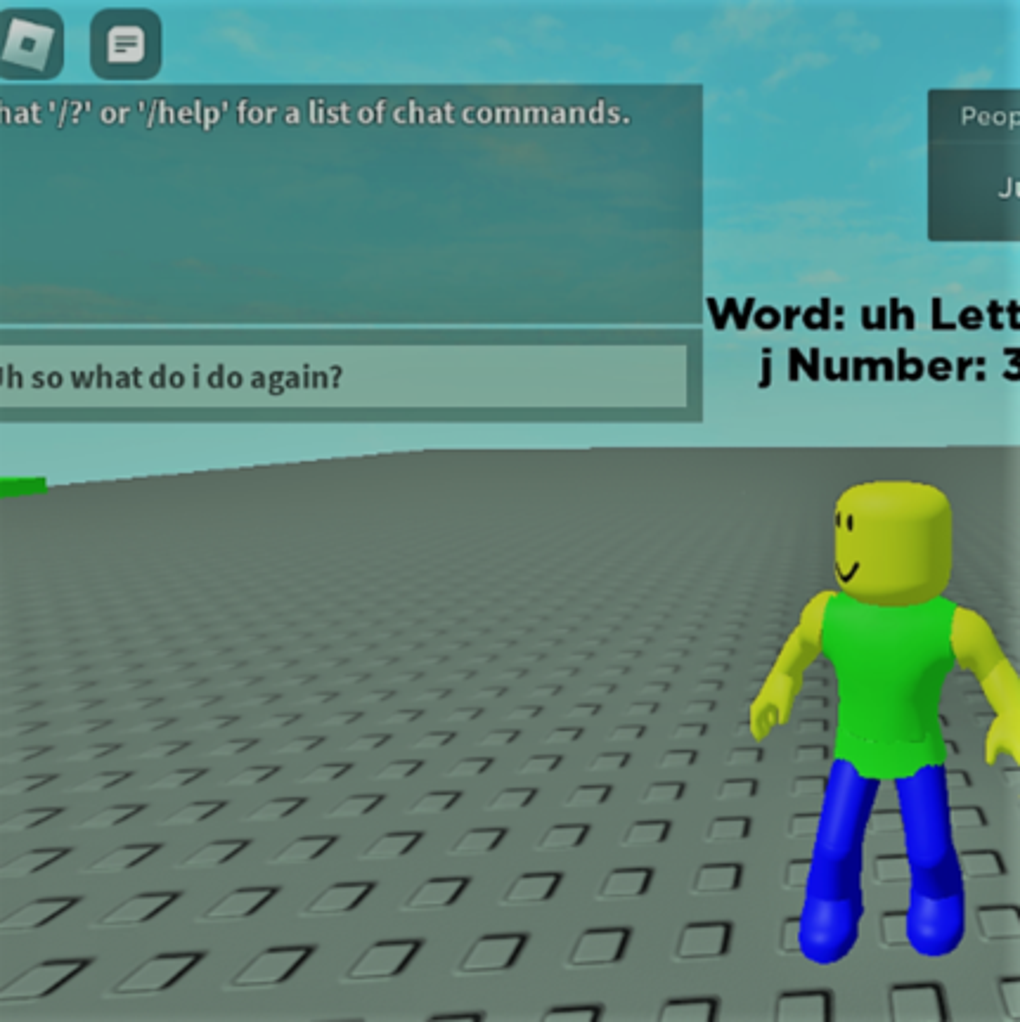 Roblox but you cant say a word letter and number ROBLOX 용 - 게임 다운로드