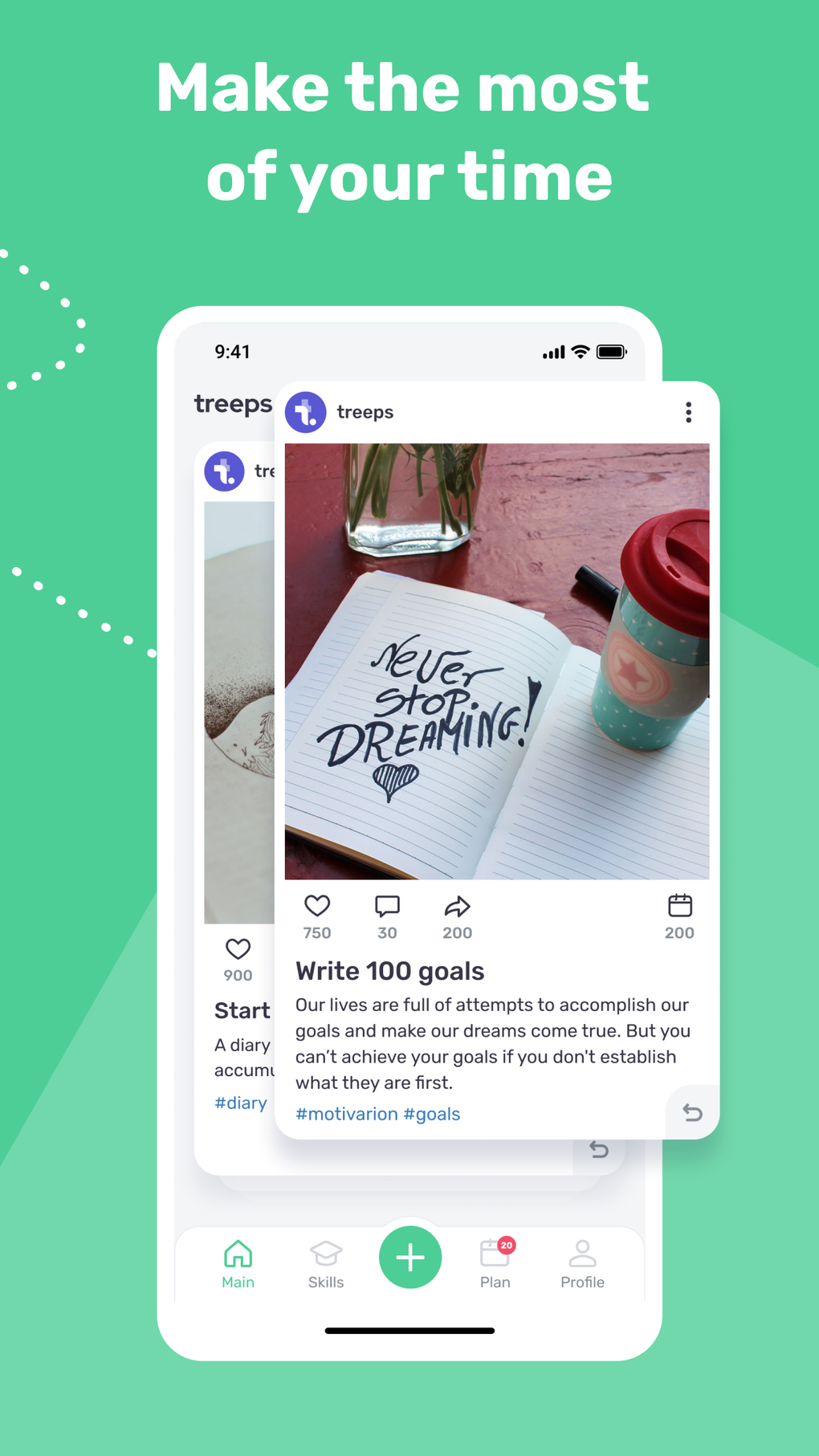 Treeps: habits and motivation para iPhone - Download