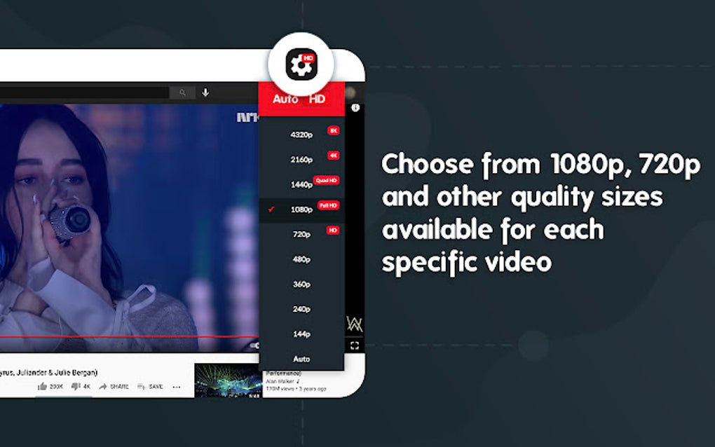 Auto HD 720p/1080p for Google Chrome - Extension Download