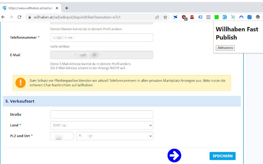 Willhaben Fast Publish Google Chrome için - Eklenti İndir Willhaben Fast Publish Google Chrome için - Eklenti İndir