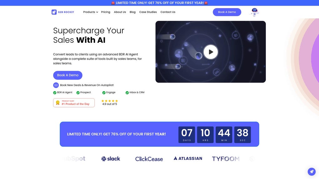 B2B Rocket para AI negocios: evaluación, características y casos de uso
