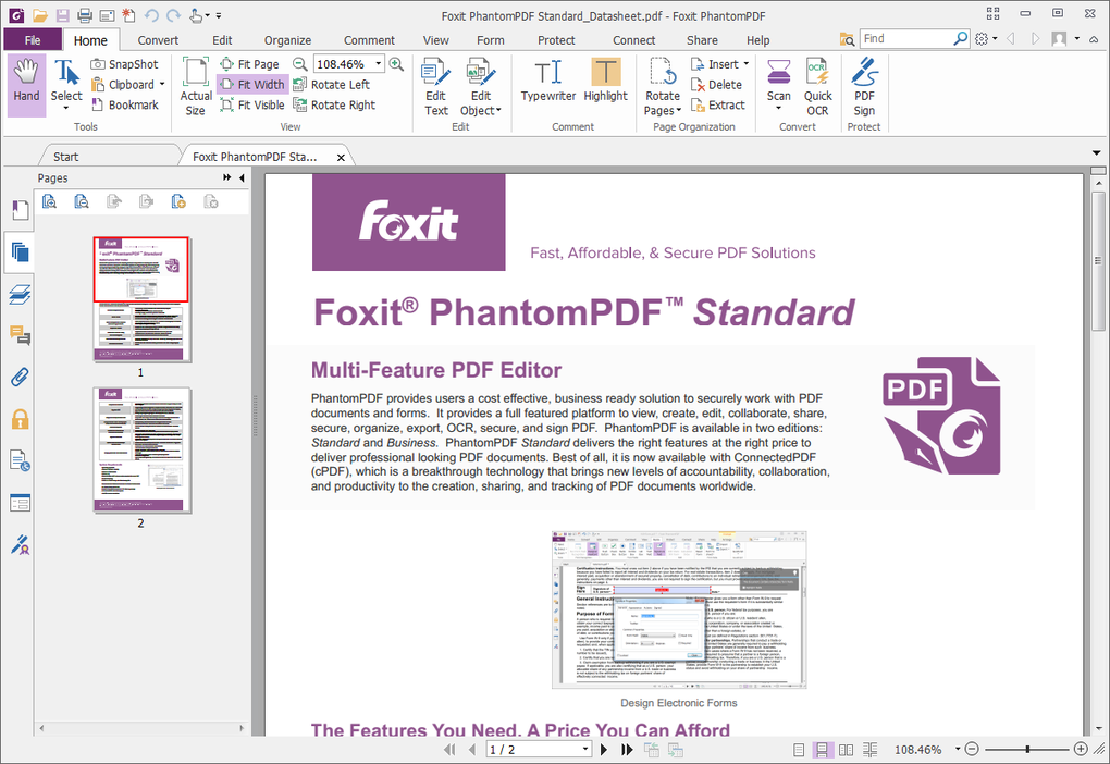 Foxit PhantomPDF 