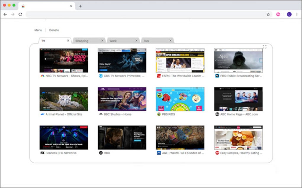 Viz Tab for Google Chrome - Extension Download