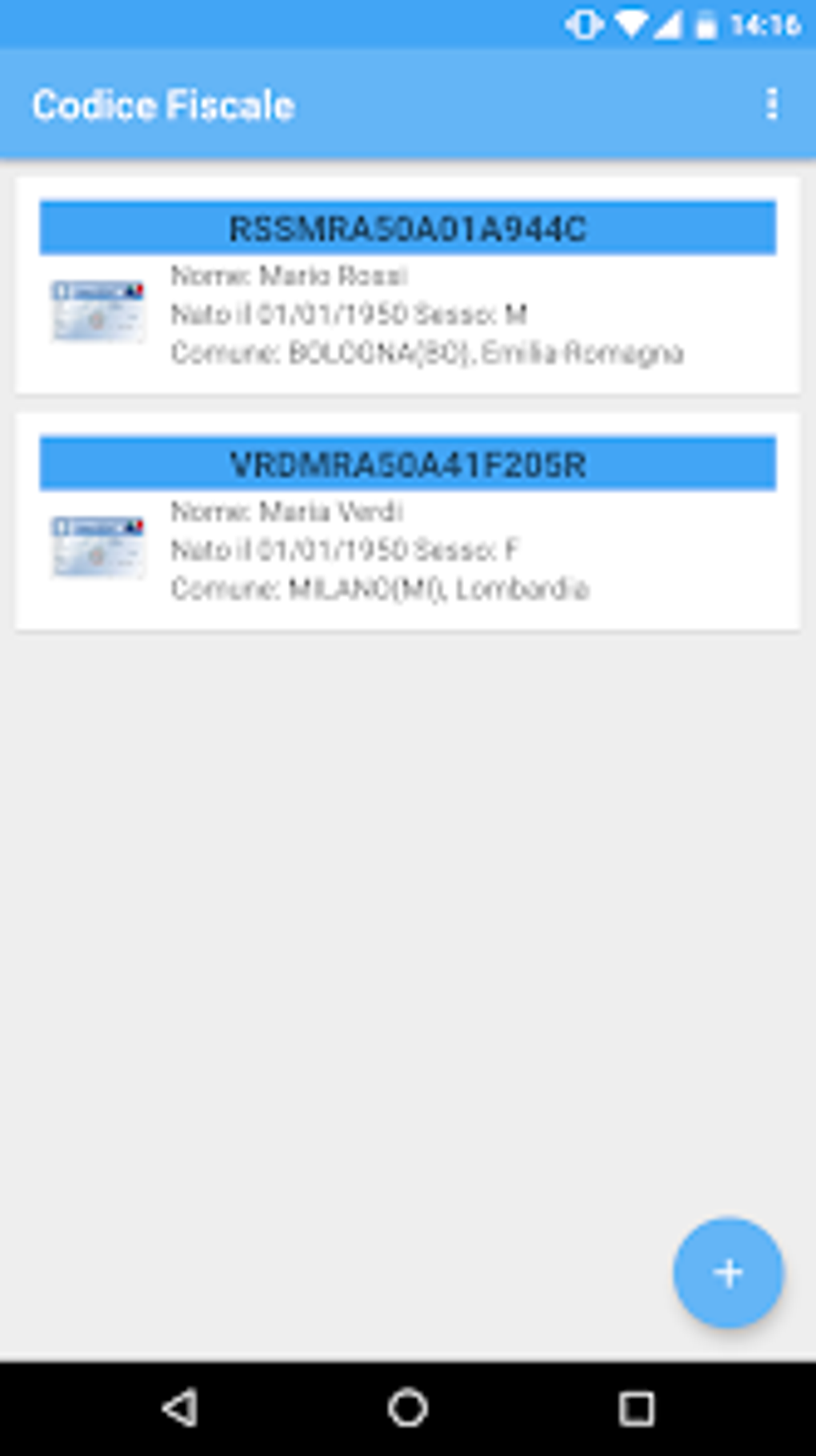 Codice Fiscale para Android - Descargar