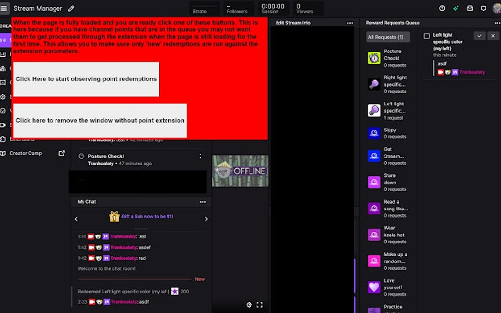 Twitch Point Reward Redemption URL Caller para Google Chrome - Extensão ...