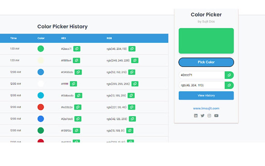 Color Picker for Google Chrome - Extension Download